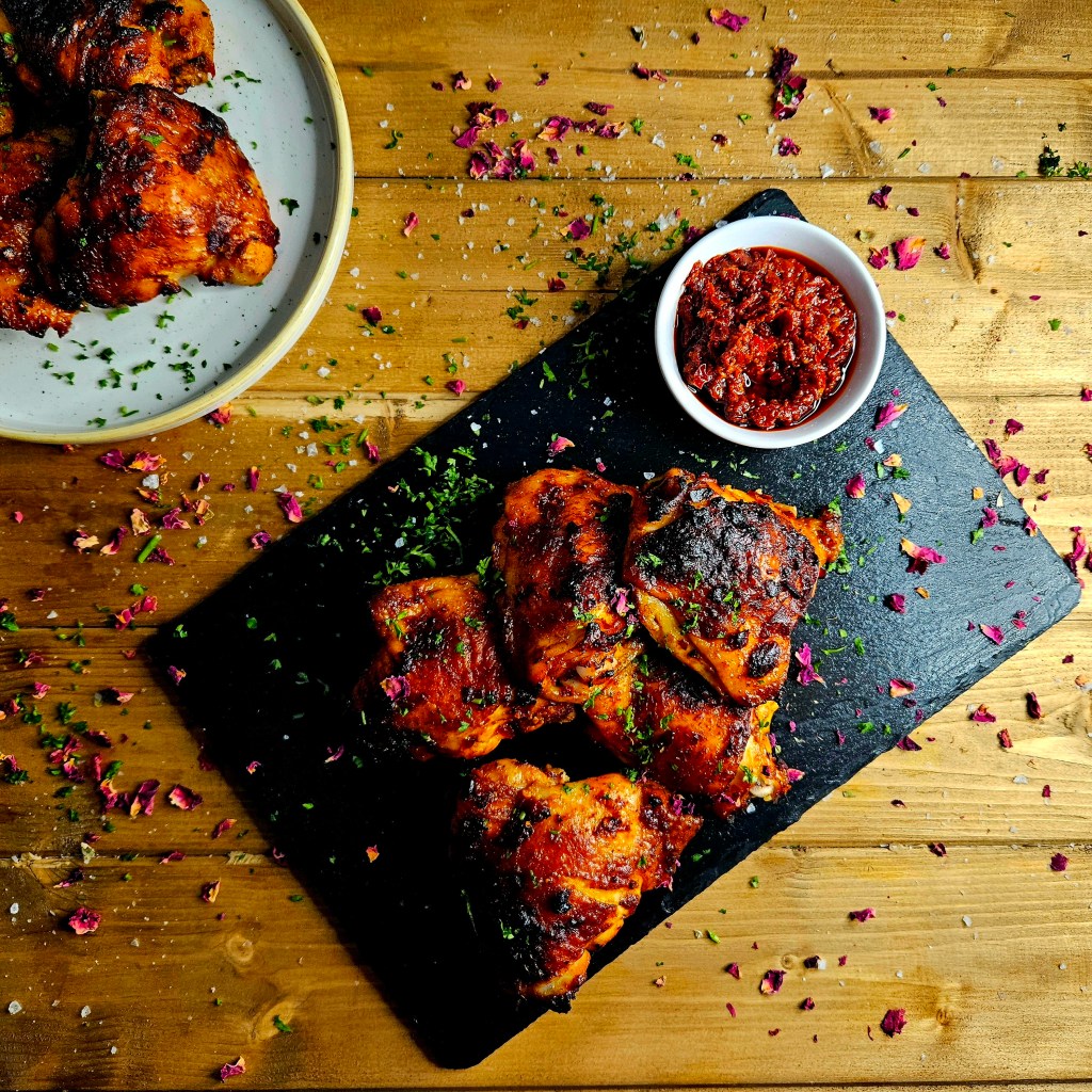 Harissa Roasted Chicken - The Running Chef