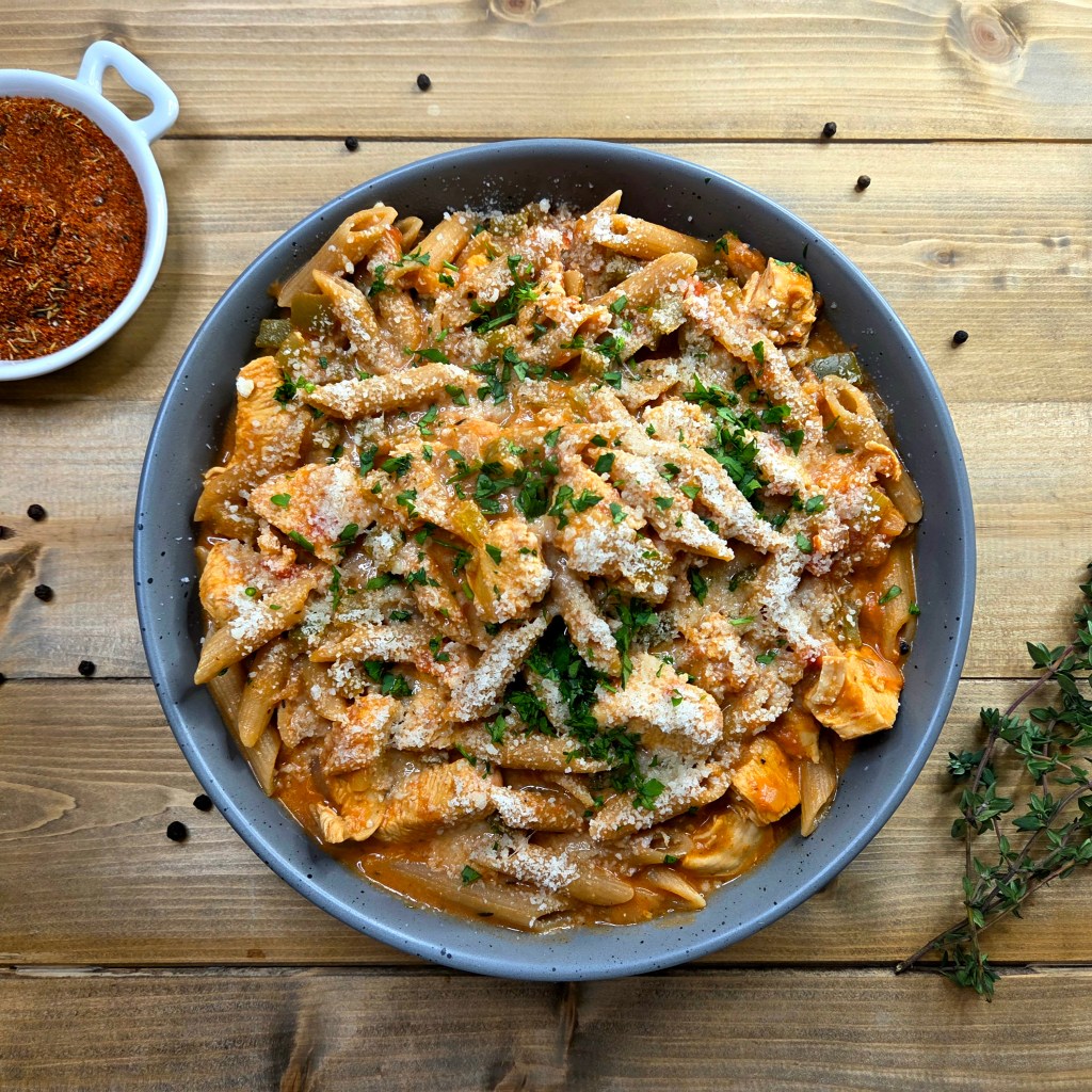 Cajun Chicken Pasta - The Running Chef